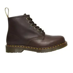 Dr. Martens 101 Crazy Horse Leather Ankle Boots - Brown