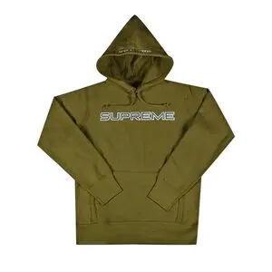 Supreme Sequin Logo Hooded Sweatshirt
