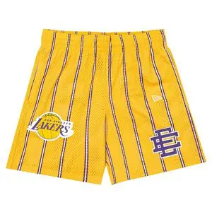 ERIC EMANUEL Ee Basics Los Angeles Lakers Shorts - Yellow