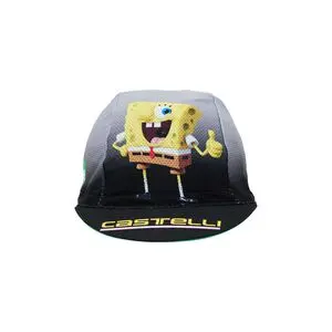Supreme X Spongebob Squarepants X Castelli Cycling Cap - Black