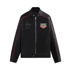 Kith X Tag Heuer Formula Leather Racing Jacket