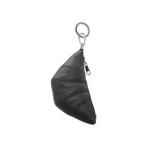 LEMAIRE Mini Croissant Keyring - Black