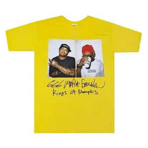 Supreme Three 6 Mafia T-shirt - Yellow