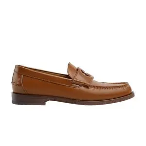 Gucci Loafer With Interlocking G - Brown