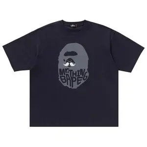 A BATHING APE Ape Head Tee - Blue