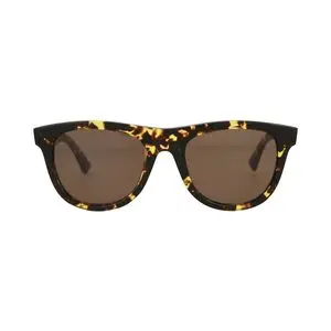 Bottega Veneta Round Frame Sunglasses - Brown