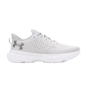 Under Armour Silver Tone Sneakers For Women