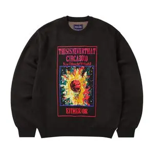 THISISNEVERTHAT Basketball Hoop Knit Sweater