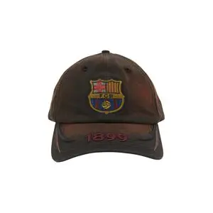 CACTUS JACK BY TRAVIS SCOTT X Fc Barcelona 1899 Distressed Baseball Cap - Brown