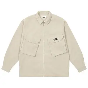 PALACE Cord Pdu Overshirt - Grey
