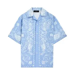 Amiri Bandana Watercolor Camp Shirt
