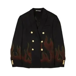 Palm Angels Button Detailed Outerwear For Women