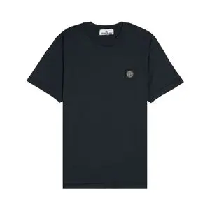 Stone Island Compass Patch Logo T-shirt - Blue