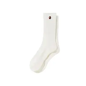 A BATHING APE Ape Head Socks - White