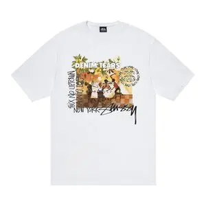 StÜssy X Denim Tears Annie Lee T-shirt - White