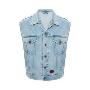 Gucci Distressed Denim Vest