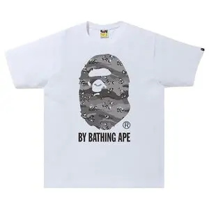 A BATHING APE Desert Camo Relaxed Tee - White