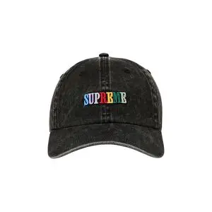 Supreme Pigment Dye 6-panel Cap - Black