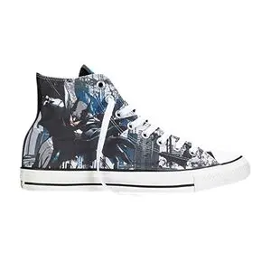 CONVERSE DC Comics X Chuck Taylor All Star High 'Dark Knight' Sneakers Grey