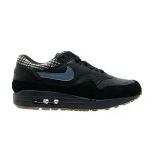 Nike Air Max 1 Premium Tweed Sneakers - Black