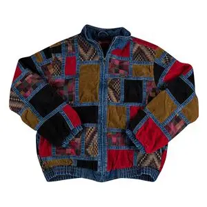 Supreme Corduroy Patchwork Denim Jacket
