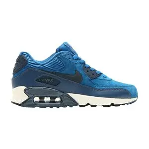 Nike Air Max 90 Leather Sneakers - Blue
