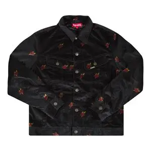 Supreme Velvet Trucker Jacket