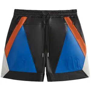 Kith For The New York Knicks Leather Turbo Shorts - Multicolor