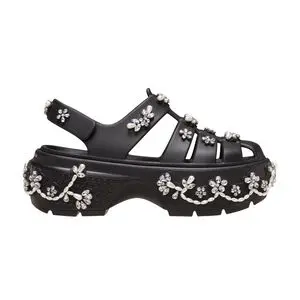 CROCS Simone Rocha X Stomp Fisherman Sandal - Black