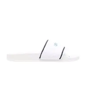 Off-White Logo Sliders - White