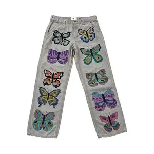 EMOTIONALLY UNAVAILABLE Butterfly Jeans