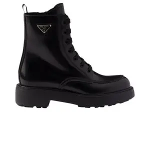 Prada Brushed Leather Boot