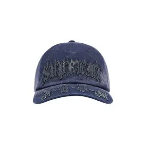 Supreme Leather Appliqué 6-panel - Blue