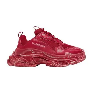 Women's Balenciaga Burgundy Sneakers