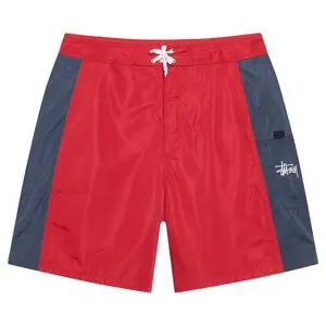 StÜssy Paneled Board Shorts - Red