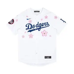 Nike X Takashi Murakami Mlb World Tour 2025 Dodgers Jersey - White