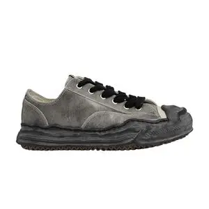 Mihara Yasuhiro Hank Low Vintage Leather Sneakers - Black