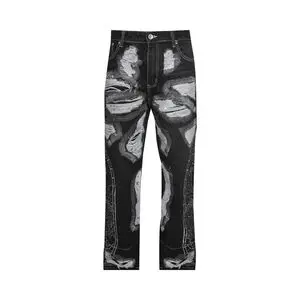WHO DECIDES WAR BY EV BRAVADO Darning Side Embroidery Pant
