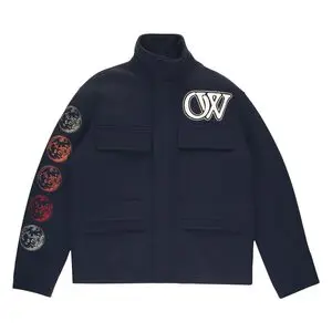 Off-White Moon Phase Varsity Jacket