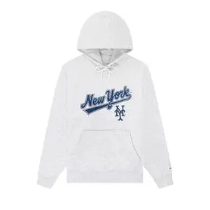 Aimé Leon Dore X New York Mets Logo Hoodie - Grey