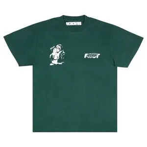 Off-White Kiss 21 Short-sleeve Over Tee - Green