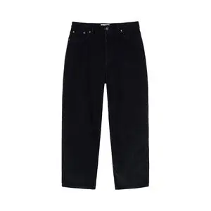 StÜssy Corduroy Wide Leg Jeans - Black