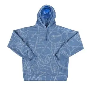Supreme Gonz Embroidered Map Hooded Sweatshirt