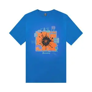 BRAIN DEAD Killswitch T-shirt - Blue