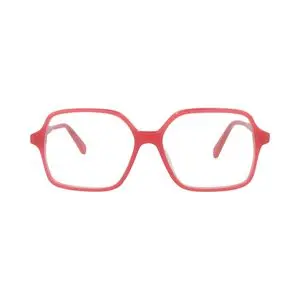 Celine Square Optical Glasses - Red