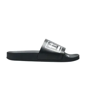 Off-White Double Arrow Sliders - Black