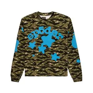 SP5DER Beluga Long-sleeve 'tiger Camo