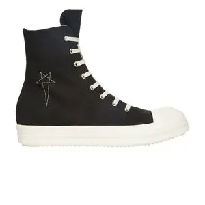 Rick Owens Luxor High Sneakers - Black