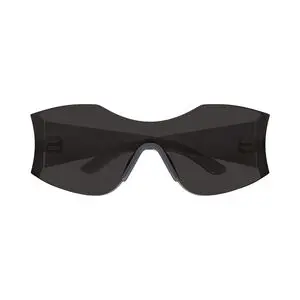 Balenciaga Hourglass Mask Sunglasses - Black