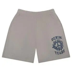 DENIM TEARS Denim University Mesh Shorts - Grey